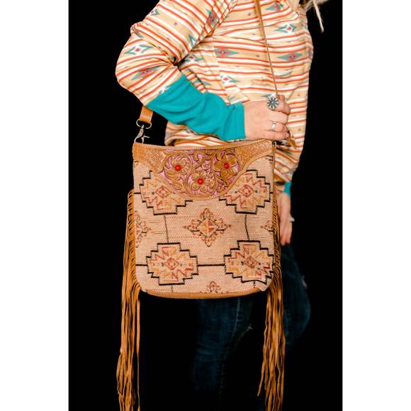 MYRA BAGS | Bags | New Myra Bags Caroline Saddle Blanket Fringe ...
